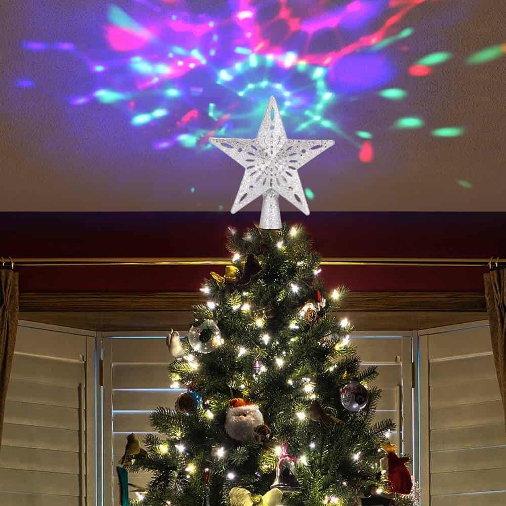 Projection Star Christmas Tree Topper | DreamDealsDaily.com